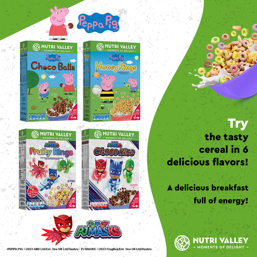 Nutri Valley | Peppa Pig, PJ Mask, Minions, Scooby-Doo