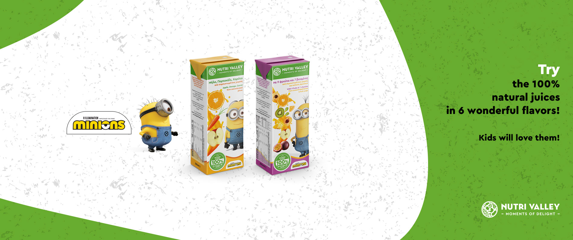 Nutri Valley | Peppa Pig, PJ Mask, Minions, Scooby-Doo